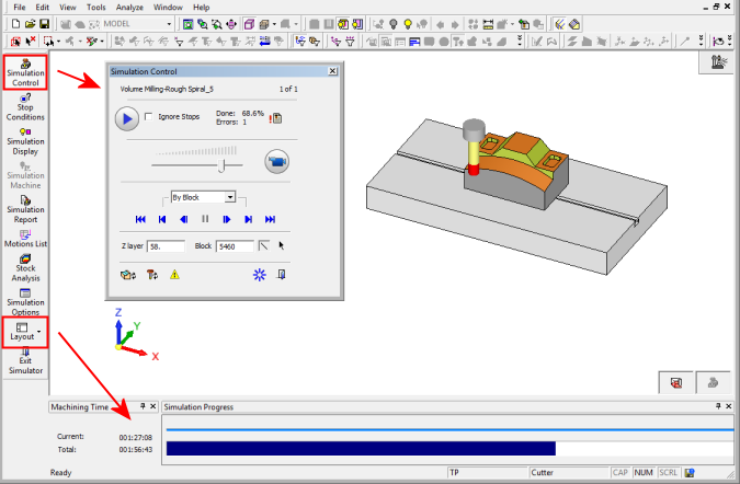 Simulator Display: Docking & Undocking Dialogs