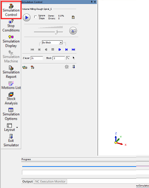 Simulator Display: Docking & Undocking Dialogs
