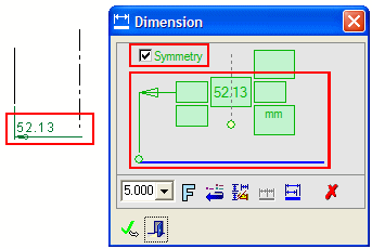 Symmetry Checkbox